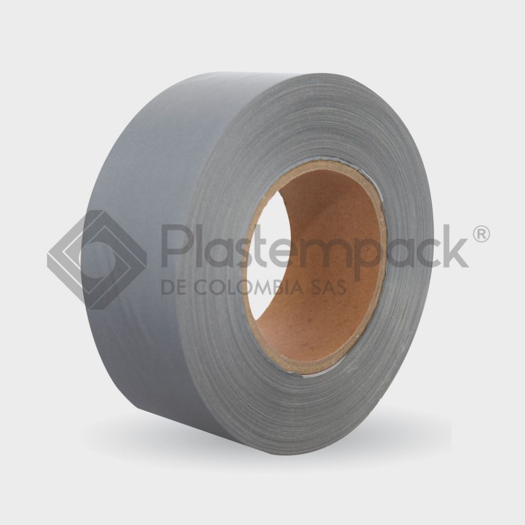 Cinta Poliester Gris 5 CM X 100 Mtrs