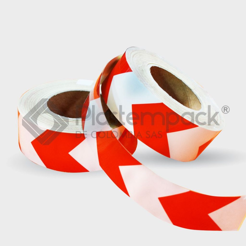 Cinta Reflectiva Sheeting Roja Blanca