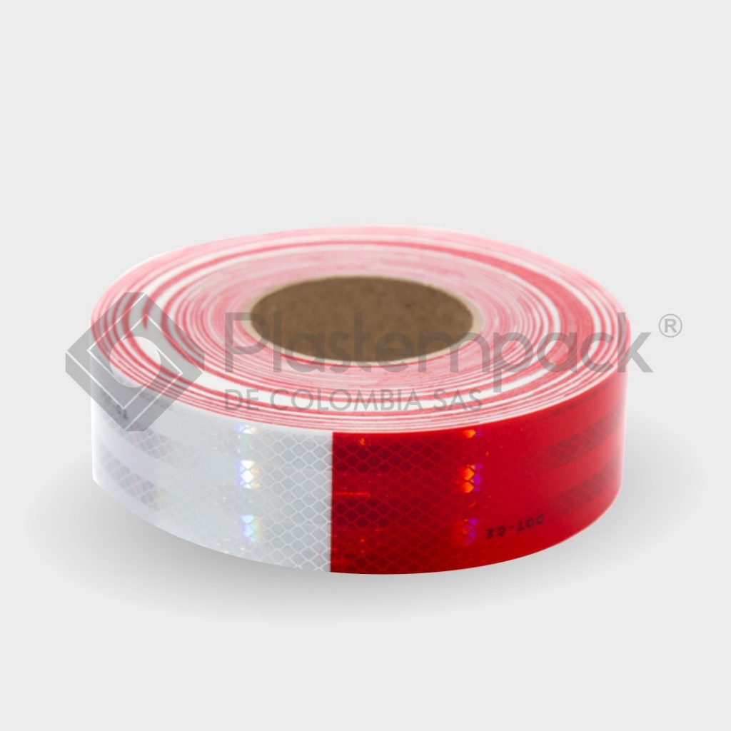 Cinta Reflectiva Roja Blanca Conspicuity