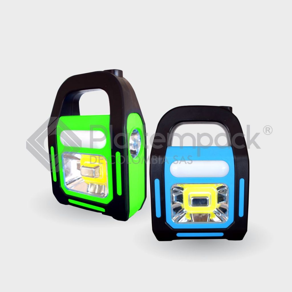 Linterna Lampara Solar Y Recargable 3 Leds