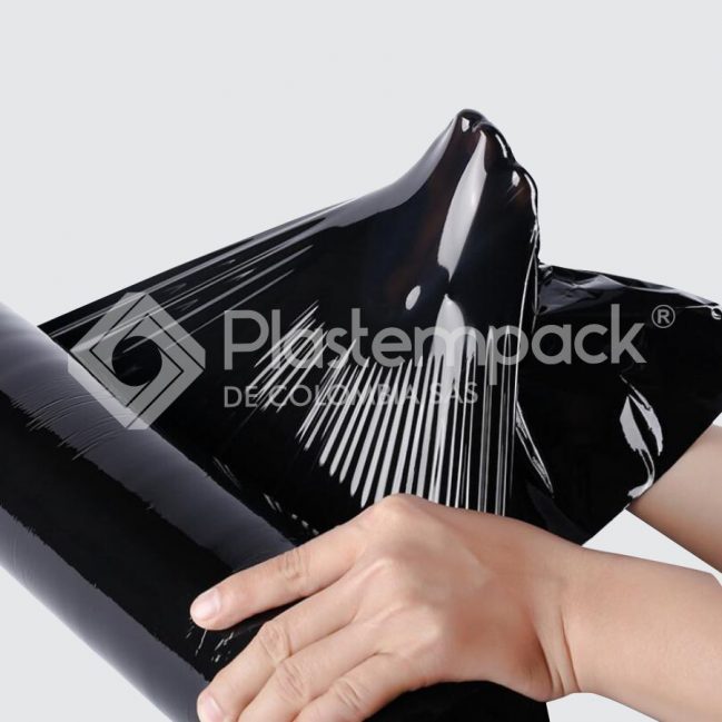 Película Stretch Film Negro-50 Cm X 280 M