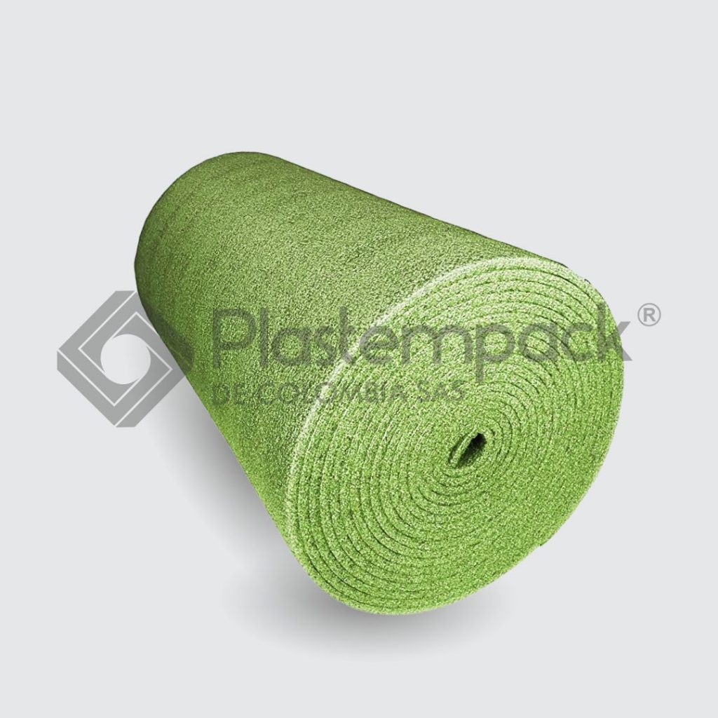 Rollo Espuma De Polietileno Verde Sencilla