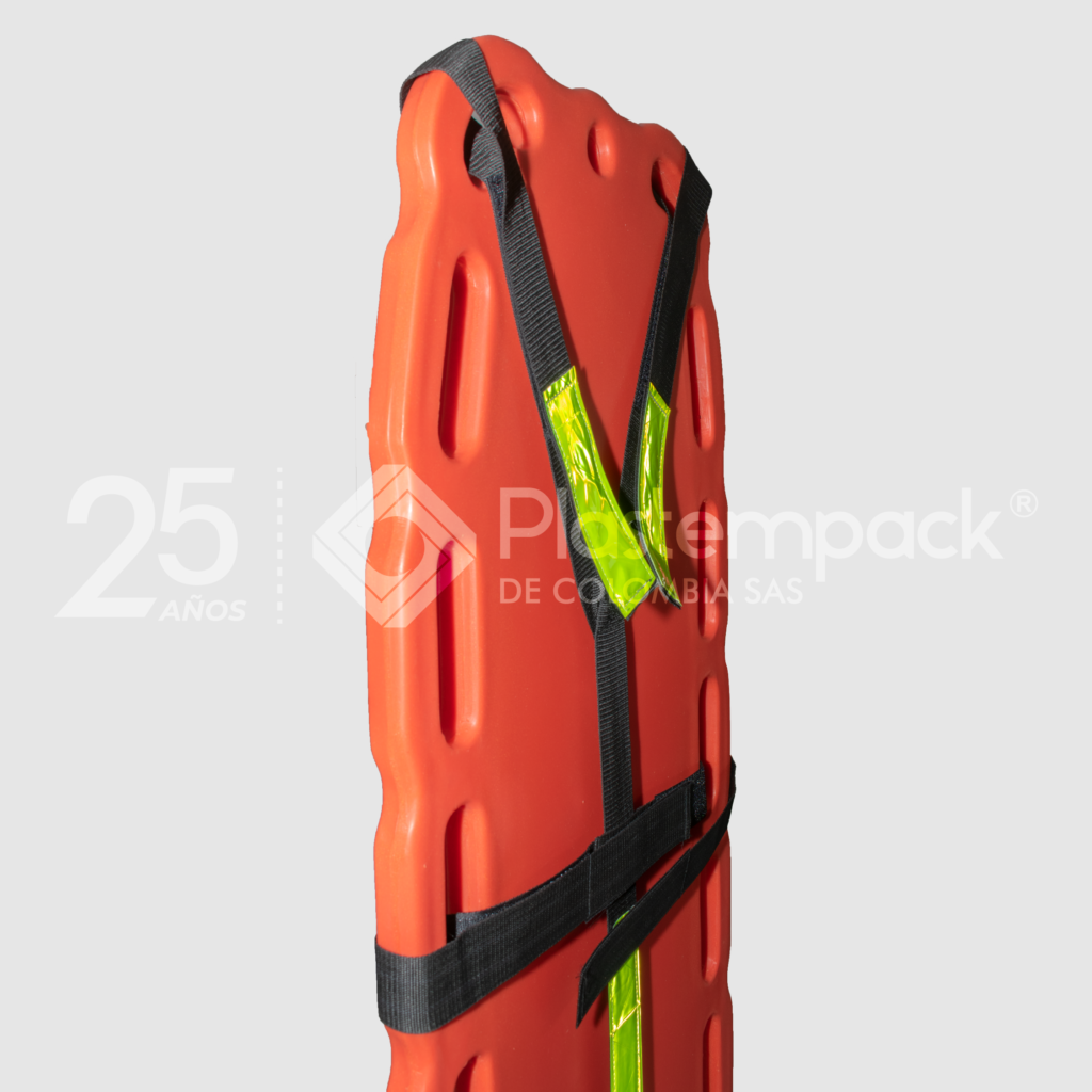 Camilla De Emergencia Plástica Naranja
